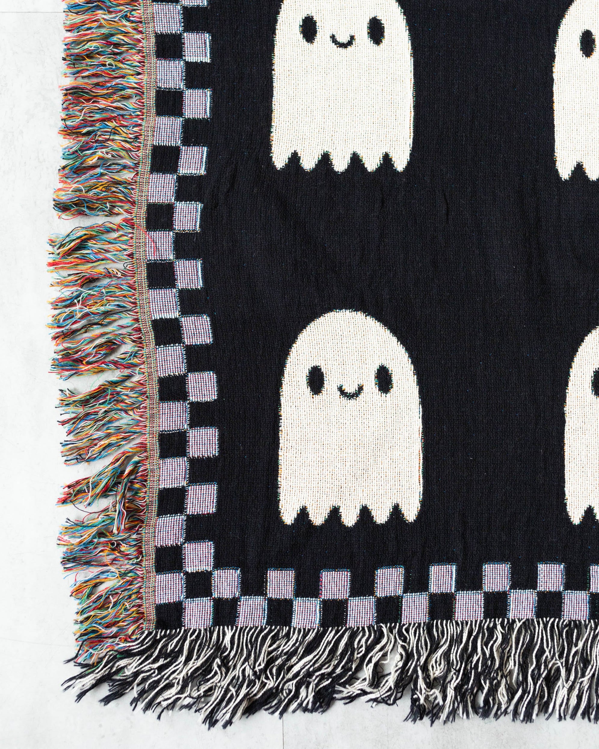 Ghosts Throw Blanket– Frankie Print Co