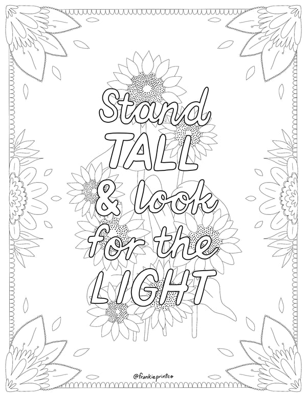 stand coloring pages